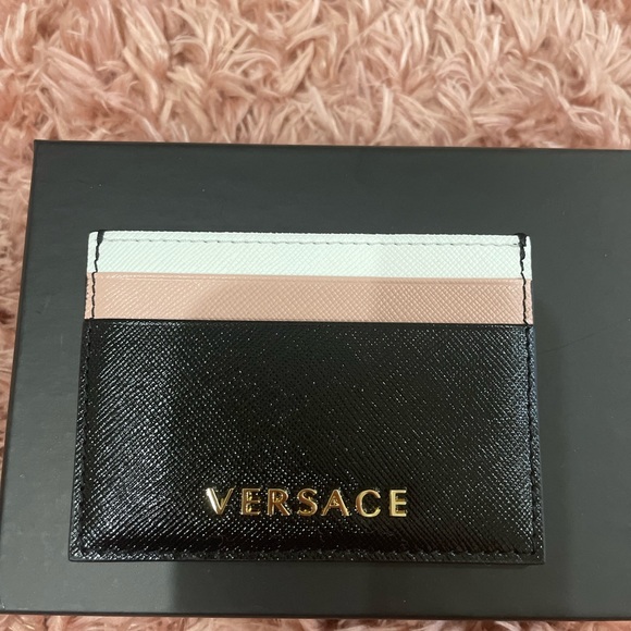 Versace | Bags | Versace Credit Card Wallet Authentic | Poshmark